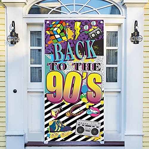 Amazon.com: Blulu 90's Party Scene Setters Wall Decorating Kit 90s ...