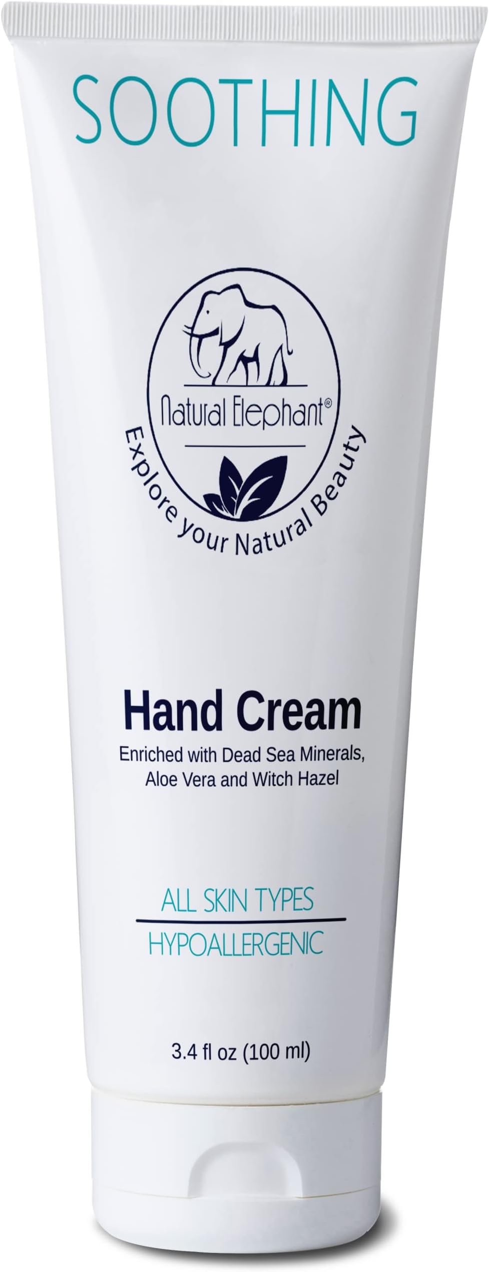 Amazon.com : Natural Elephant Soothing Hand Cream with Dead Sea ...