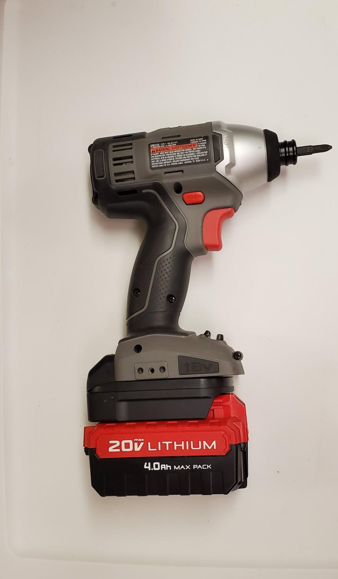 Lasica 18V to 20V Battery Adapter Compatible with Porter-Cable 20V MAX ...