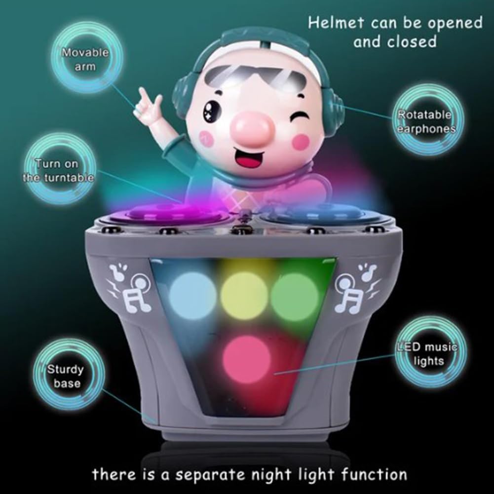 ayattecy Juguete de cerdito oscilante para DJ, juguete eléctrico de ...