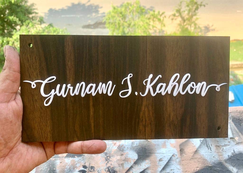 SIGNOOGLE® Customized Acrylic House 3D Name Board Sign Display for ...