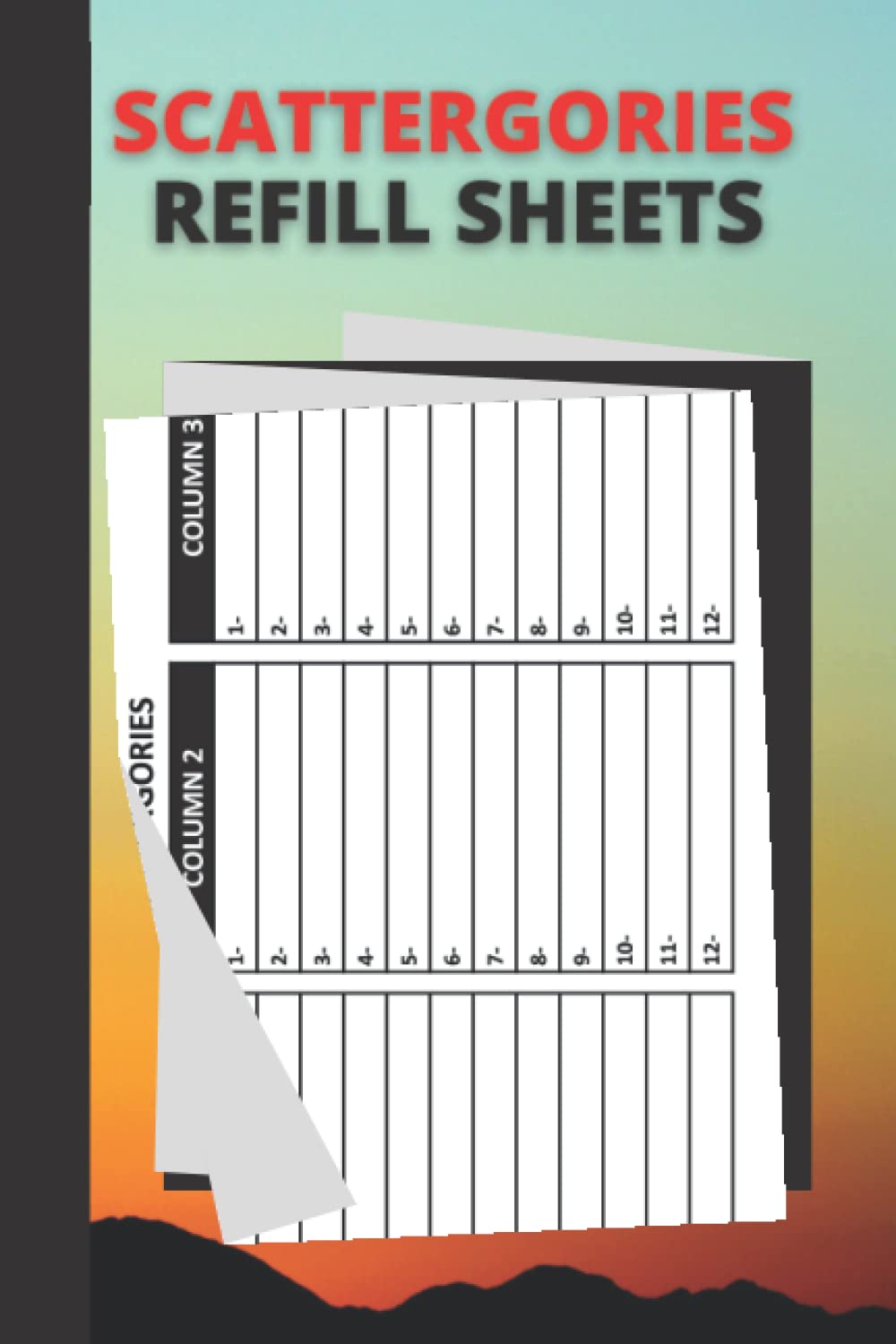 Scattergories Refill Sheets: Scorekeeping Pads for Scattergories Games ...
