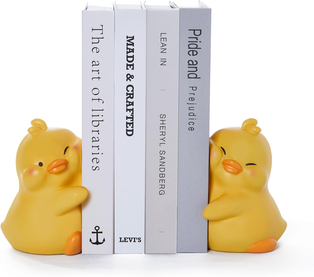 Amazon.com: Adorable Decorative Bookends for Kids - Unique Duck Book ...