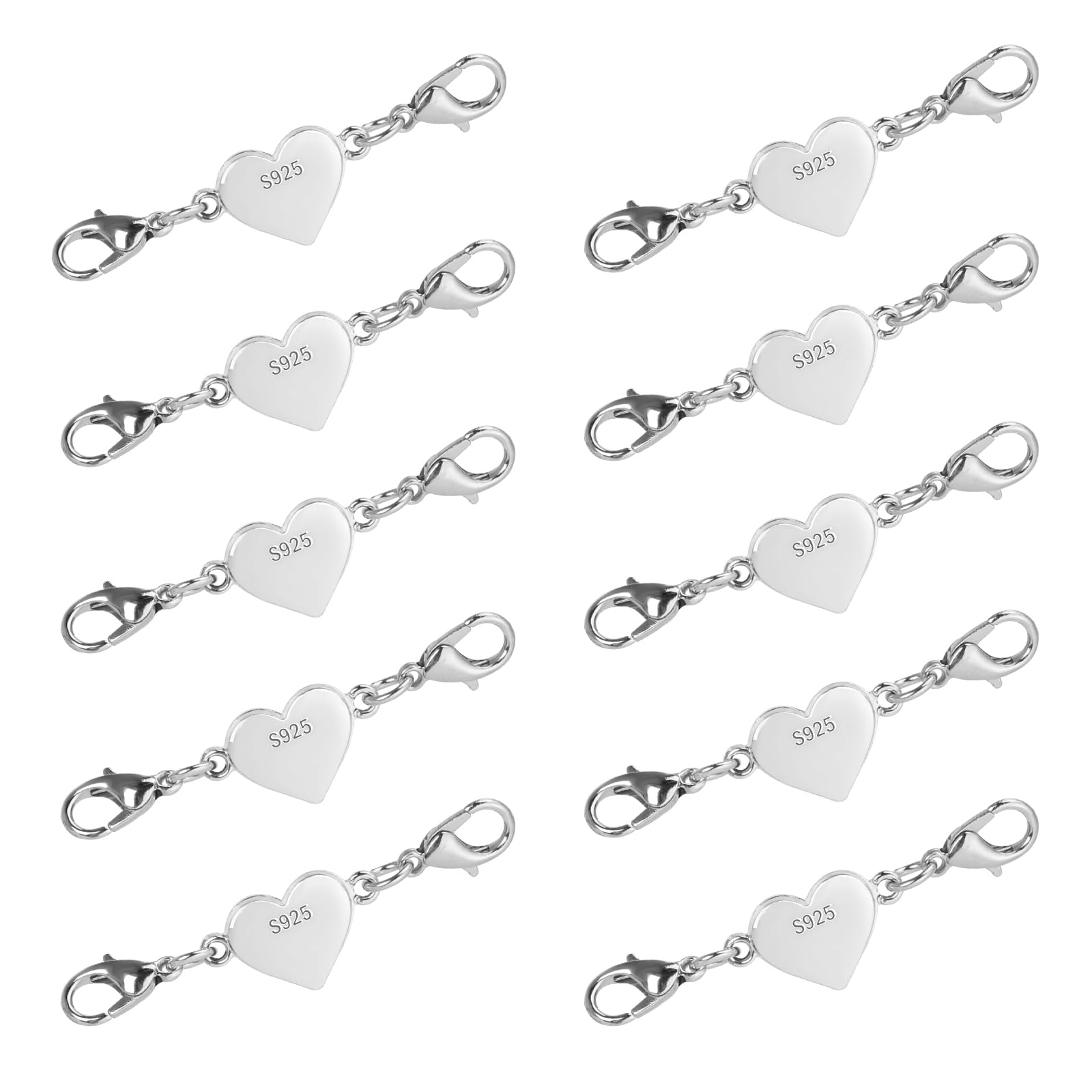 Pandora Bracelet Extender 1 Box 10Pcs 925 Sterling Silver Spring Ring ...
