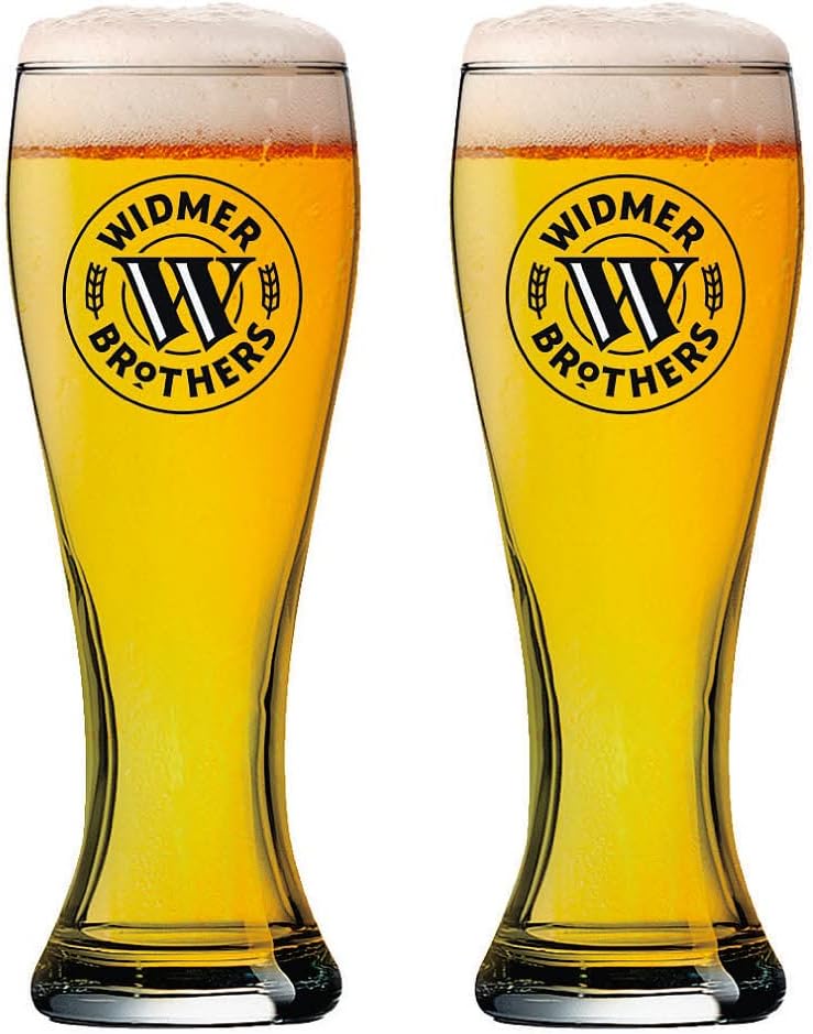 Amazon.com | Wheat Beer Glass | XL .5 L Glass - SET OF 2 L8: Beer Glasses