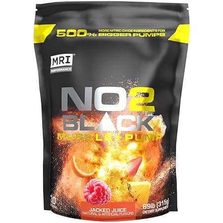Amazon.com: MRI NO2 Black Nitric Oxide Supplement for Pump, Muscle ...