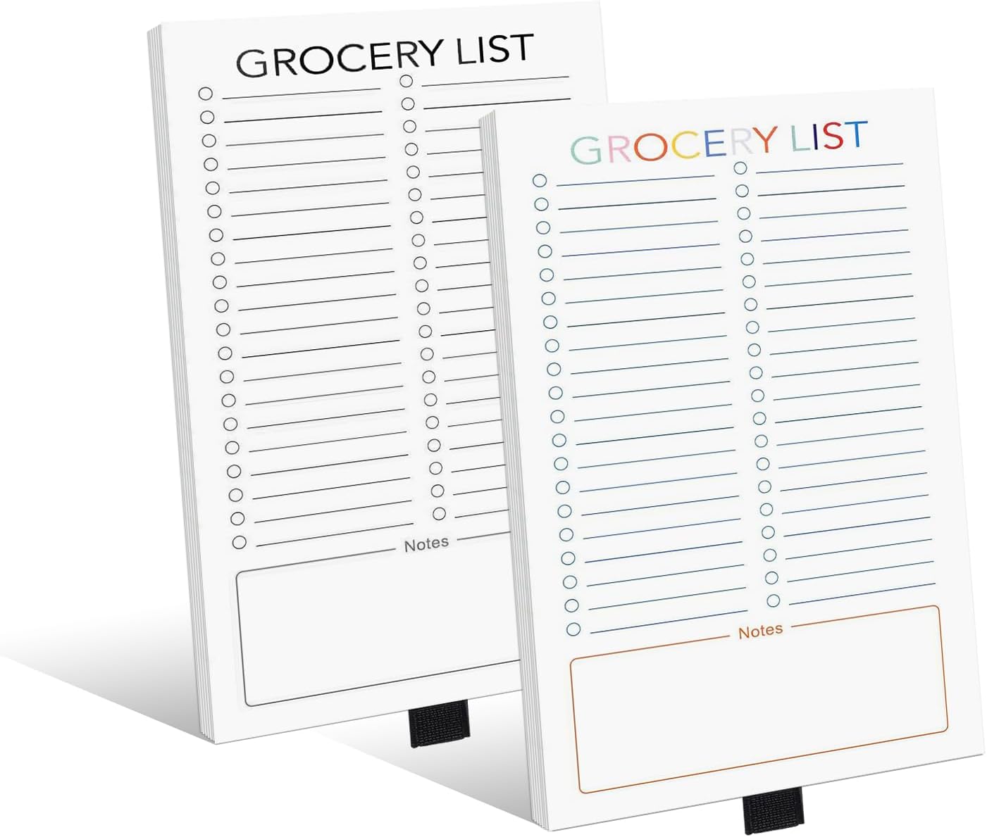 Amazon.com : KQKT 2 Pcs Grocery List Magnet Pad for Fridge, 4.53 x 7.5 ...