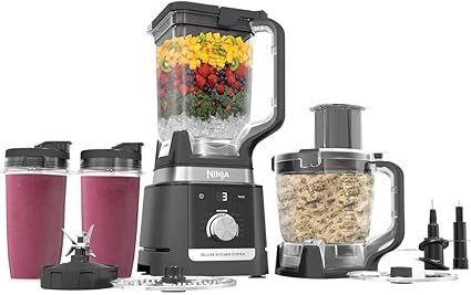 Amazon.com: Ninja Deluxe Blender & Kitchen System with 88-oz. Pitcher ...