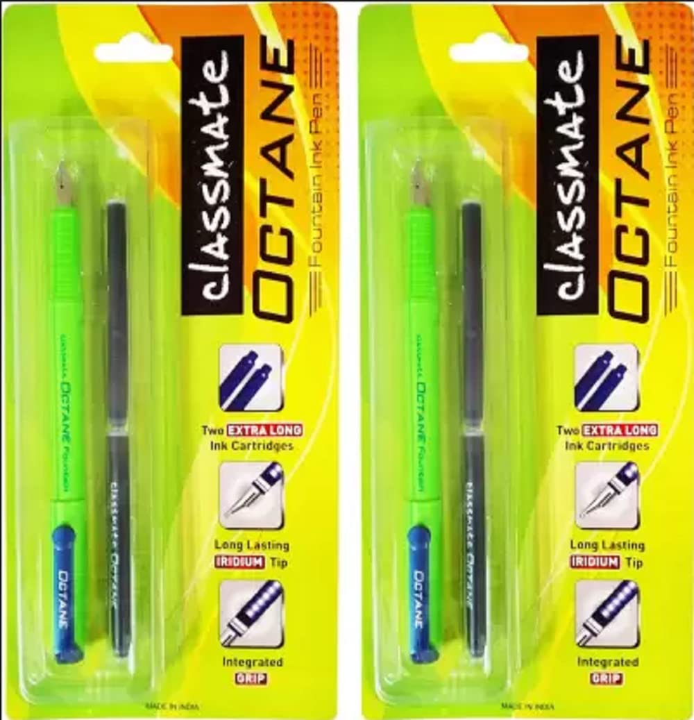 Classmate Octane Fountain Pen (Pack of 2) : Amazon.in: Office Products