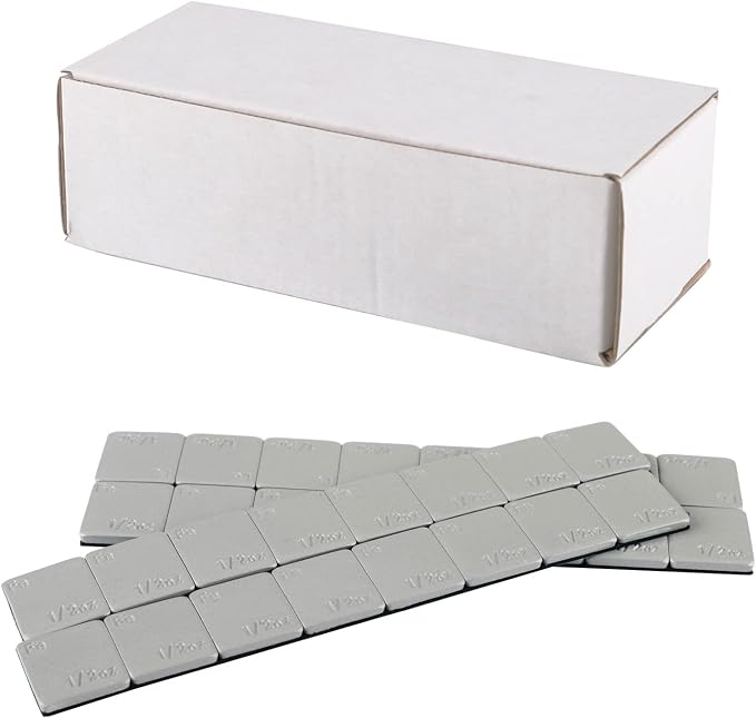 Amazon.com: YIZBAP Wheel Weights Gray 1/2oz, 24 oz/Box, 48pcs, with ...