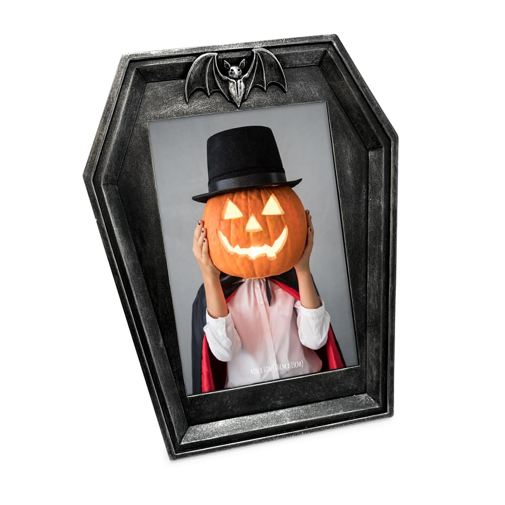 Amazon.com - Isaac Jacobs 4x6 Vampire Coffin-Shaped Picture Frame For ...