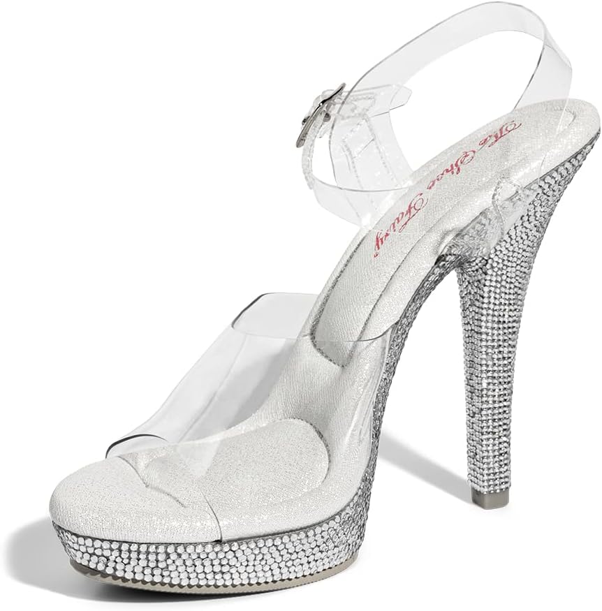 Amazon.com | The Shoe Fairy Iconic Olympian Clear Bikini Fitness ...