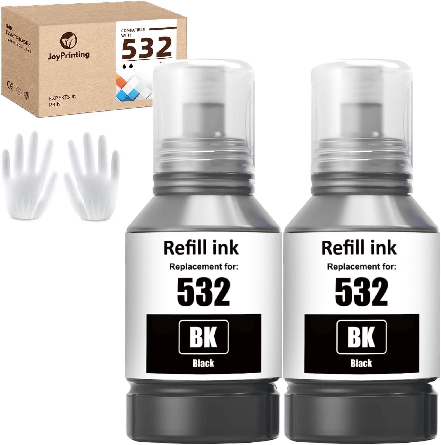 Amazon.com: storcfe 3 Pack 532 Pigment Compatible Refill Ink Bottles ...