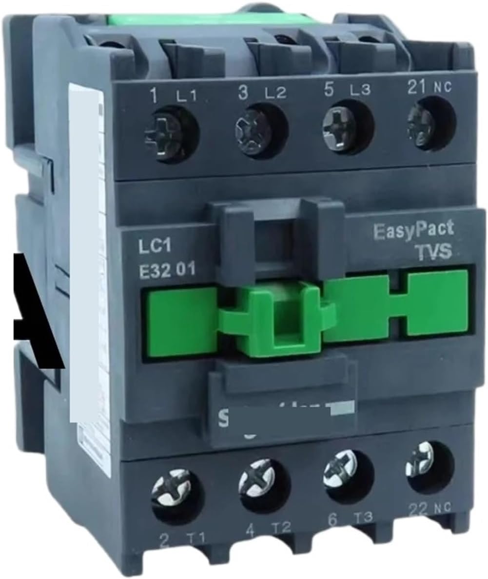 Amazon.com: LANNWICP AC contactor LC1E32 01 24V/48V/110V/220V/380V 4 ...