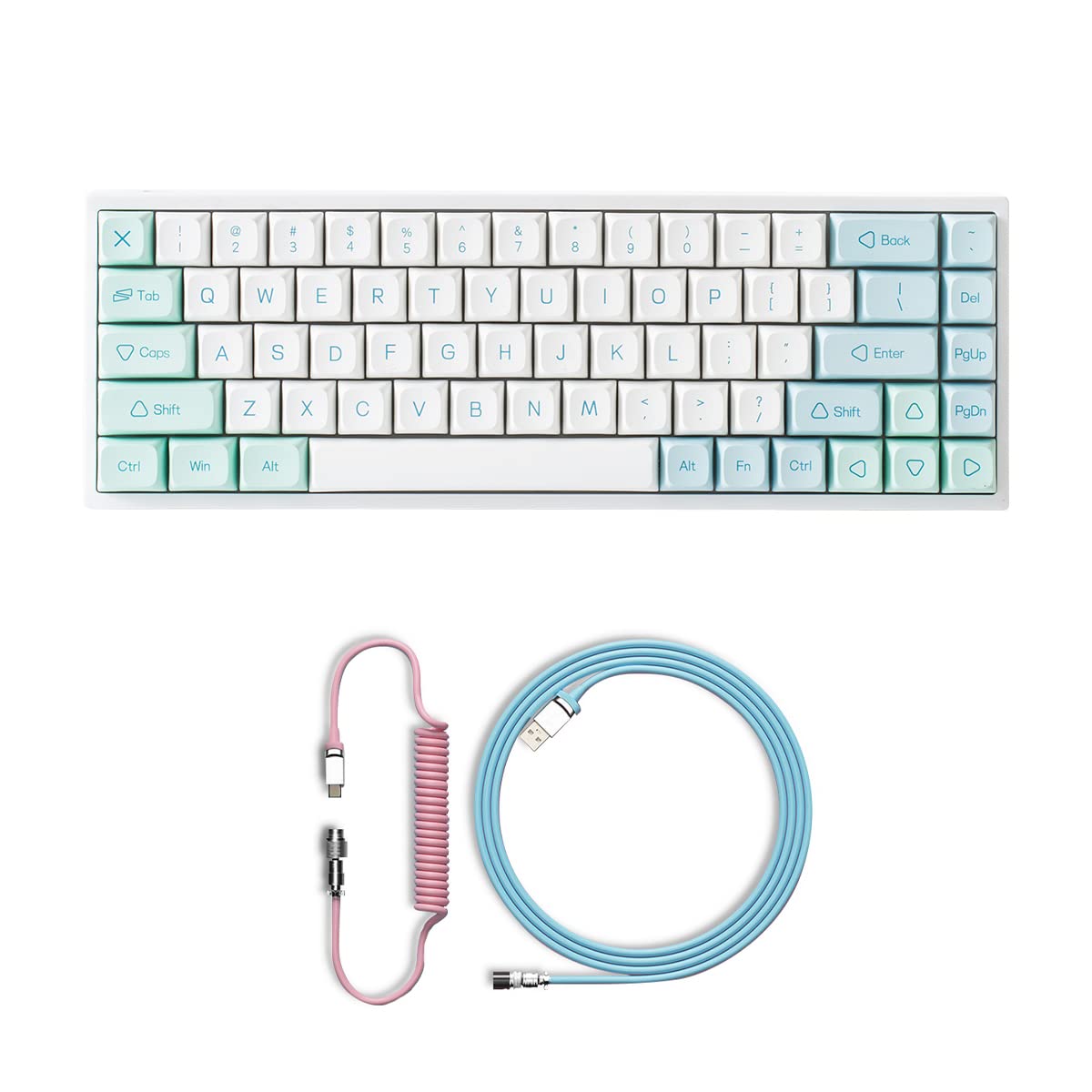Buy YUNZII KC68 Hot Swappable Mechanical Keyboard (Gateron Yellow ...