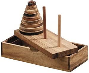 Amazon.com: Tower of Hanoi Wooden Puzzle Game : Toys & Games