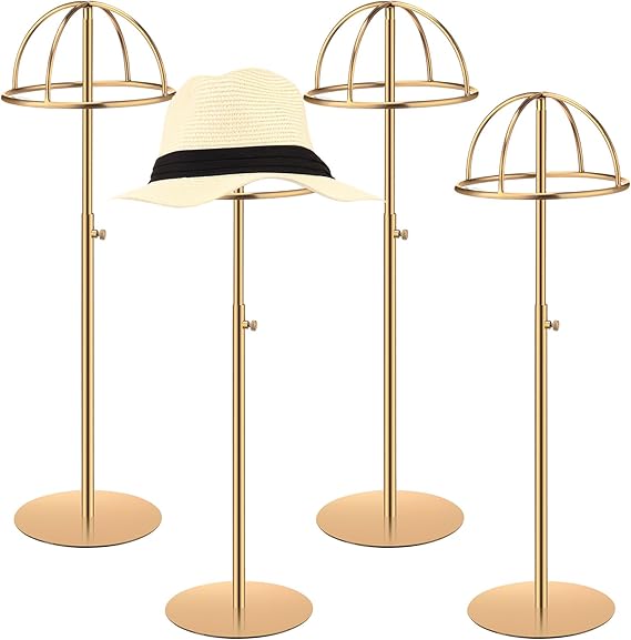 Amazon.com: Sintuff 4 Pcs Hat Display Stands 15-22.8 Inch Large ...