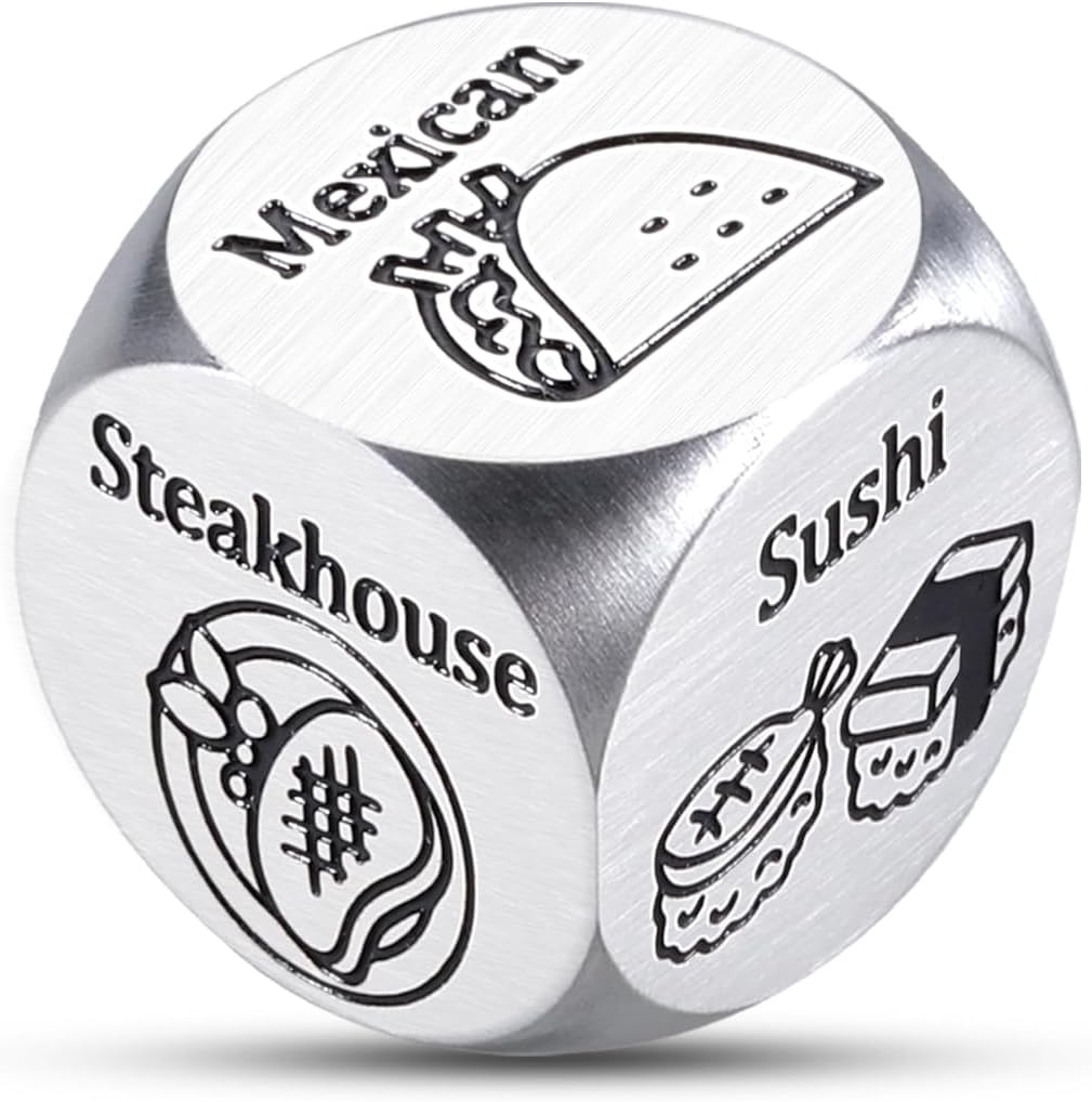 Amazon.com: Food Decision Dice for Husband Wife, Sotcking Stuffers for ...