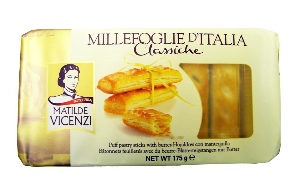 Amazon.com: Matilde Vicenzi - Italian Puff Pastry Sticks - 175g (pack ...