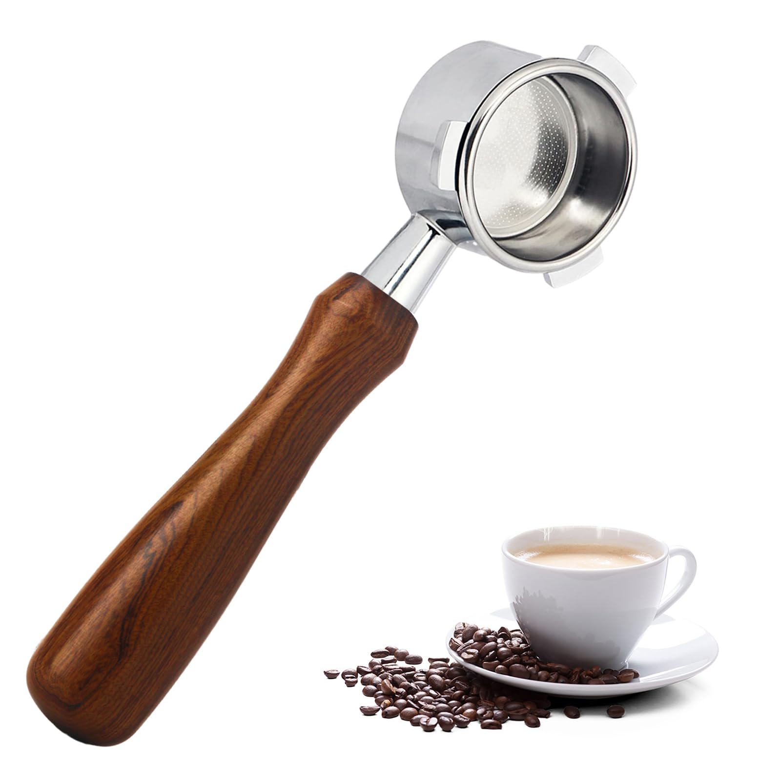 Amazon.com: 51mm Bottomless Portafilter 3 ears Fit for Delonghi Dedica ...