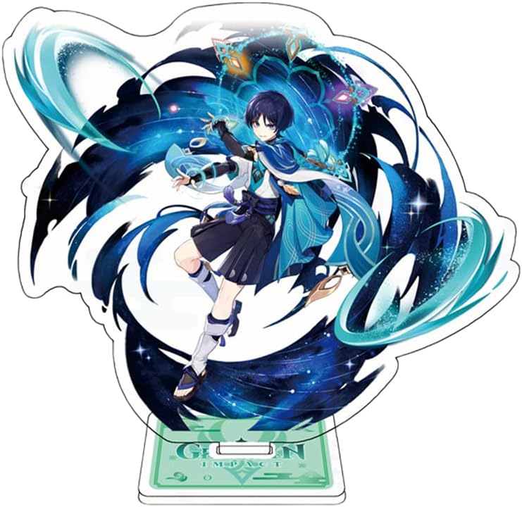 Amazon.com: Hilichurl Wanderer Figure Stand Genshin Impact Characters ...