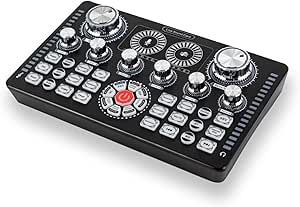 ULHYC Live Sound Card, Q7 Bluetooth Sound Board, Voice Changer Audio ...