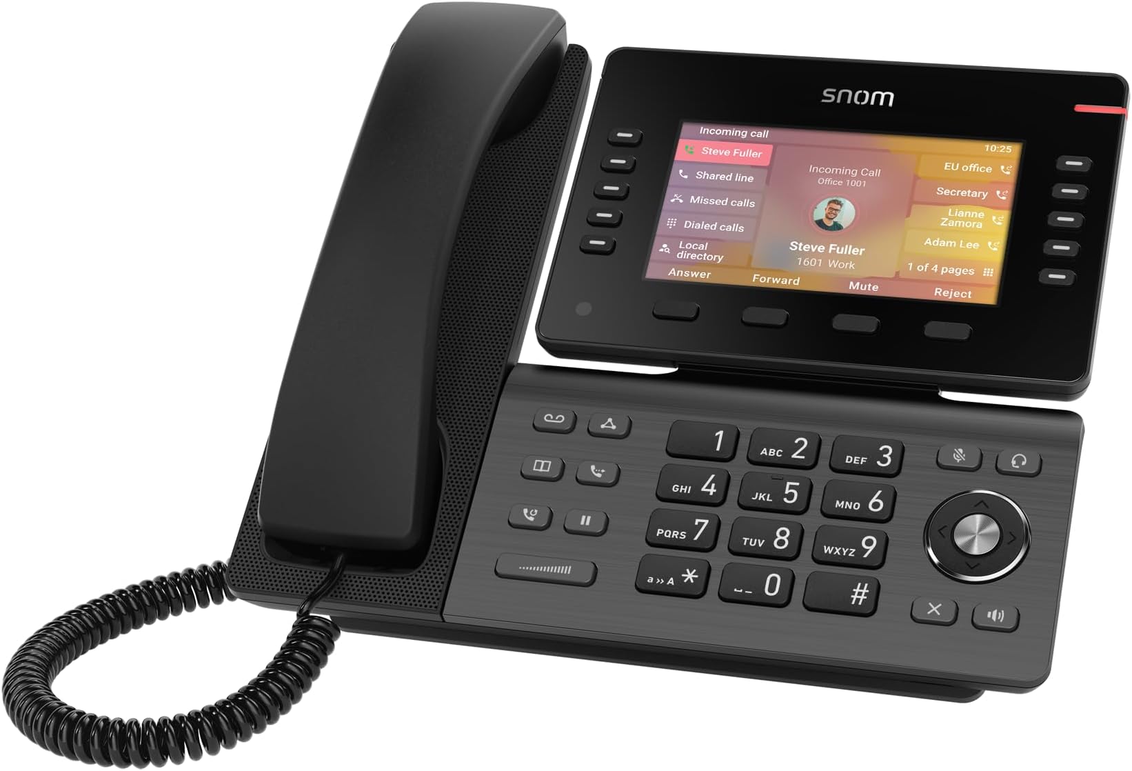 Snom D865 IP Telefon, SIP Tischtelefon, 5" IPS-Farbdisplay 1280 x 720 ...