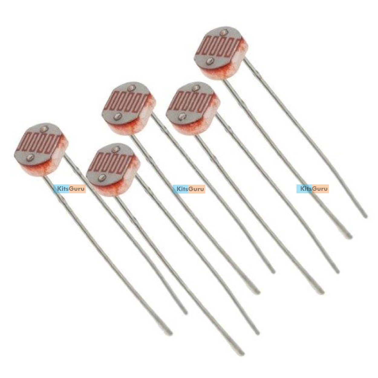 KitsGuru LDR Light Dependent Register Photo Resistor 5 Pieces for ...