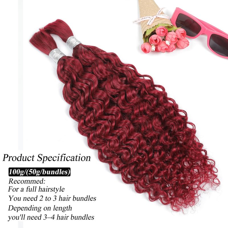 Snapklik.com : Human Braiding Hair 24inch Water Wave For Braiding Wet ...