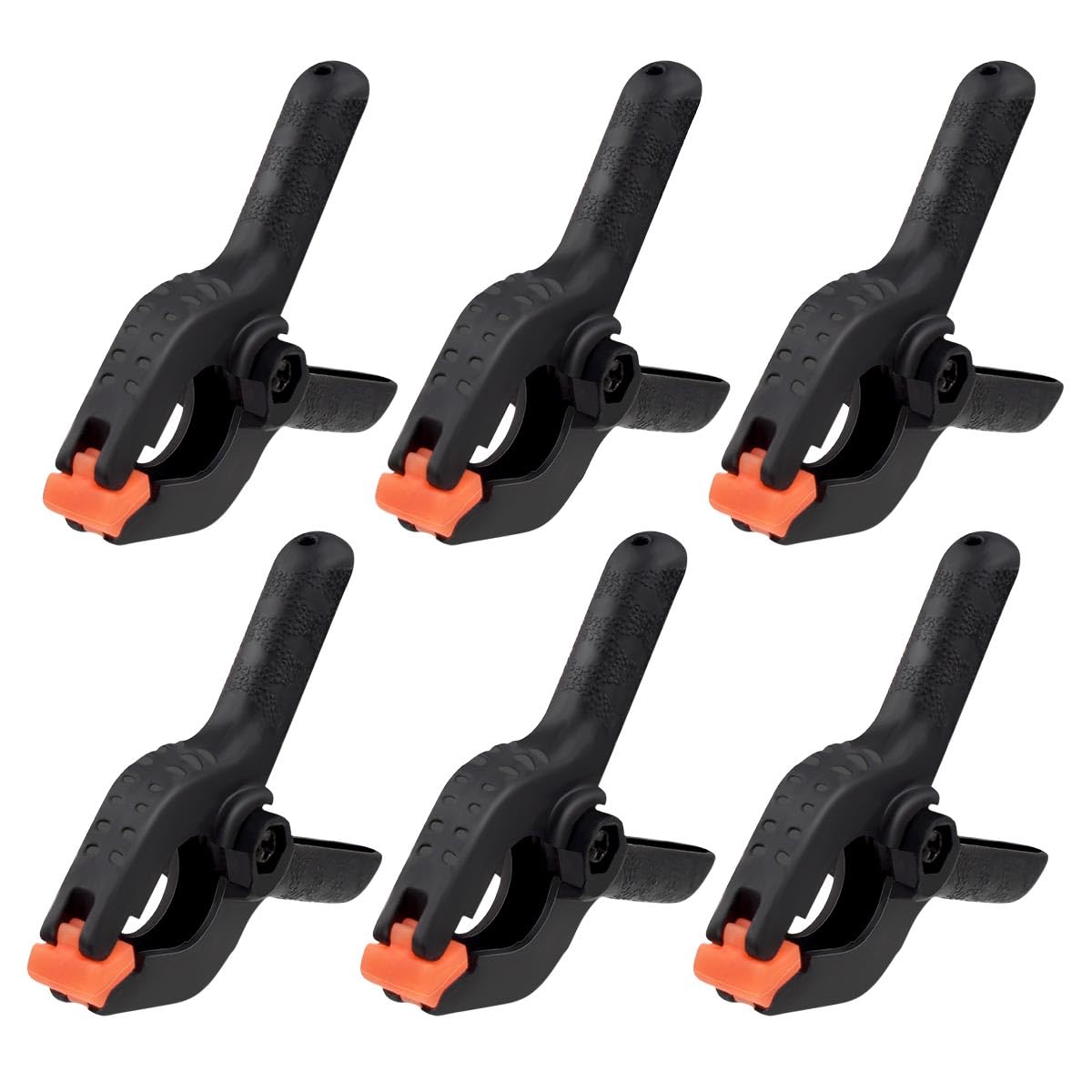 6 Pack Plastic Spring Clamps Plastic Spring Clips Heavy Duty Plastic ...