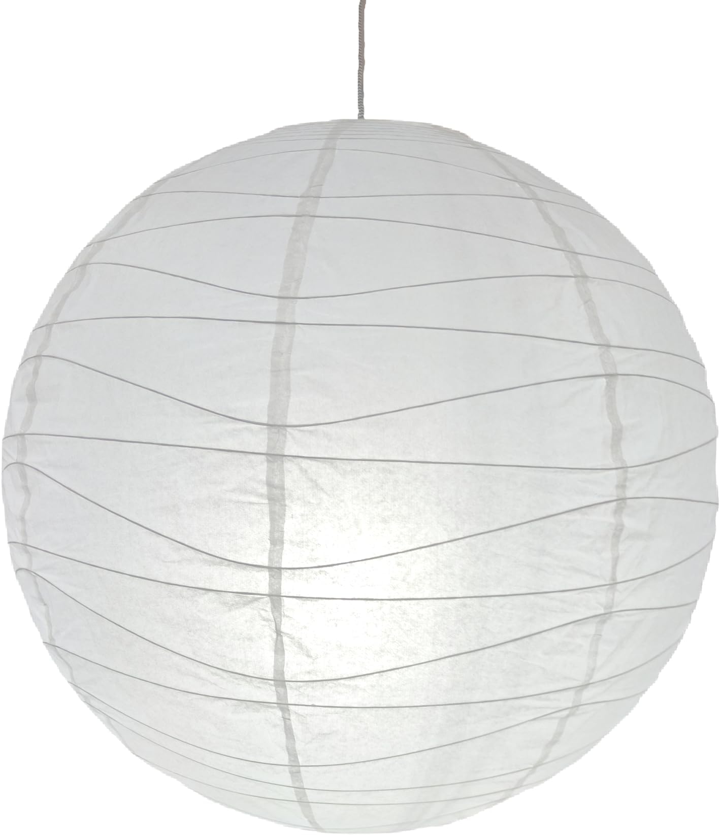 Henjjras 23inch White Round Paper Lamp shade,Chinese Lanterns,Pendent ...