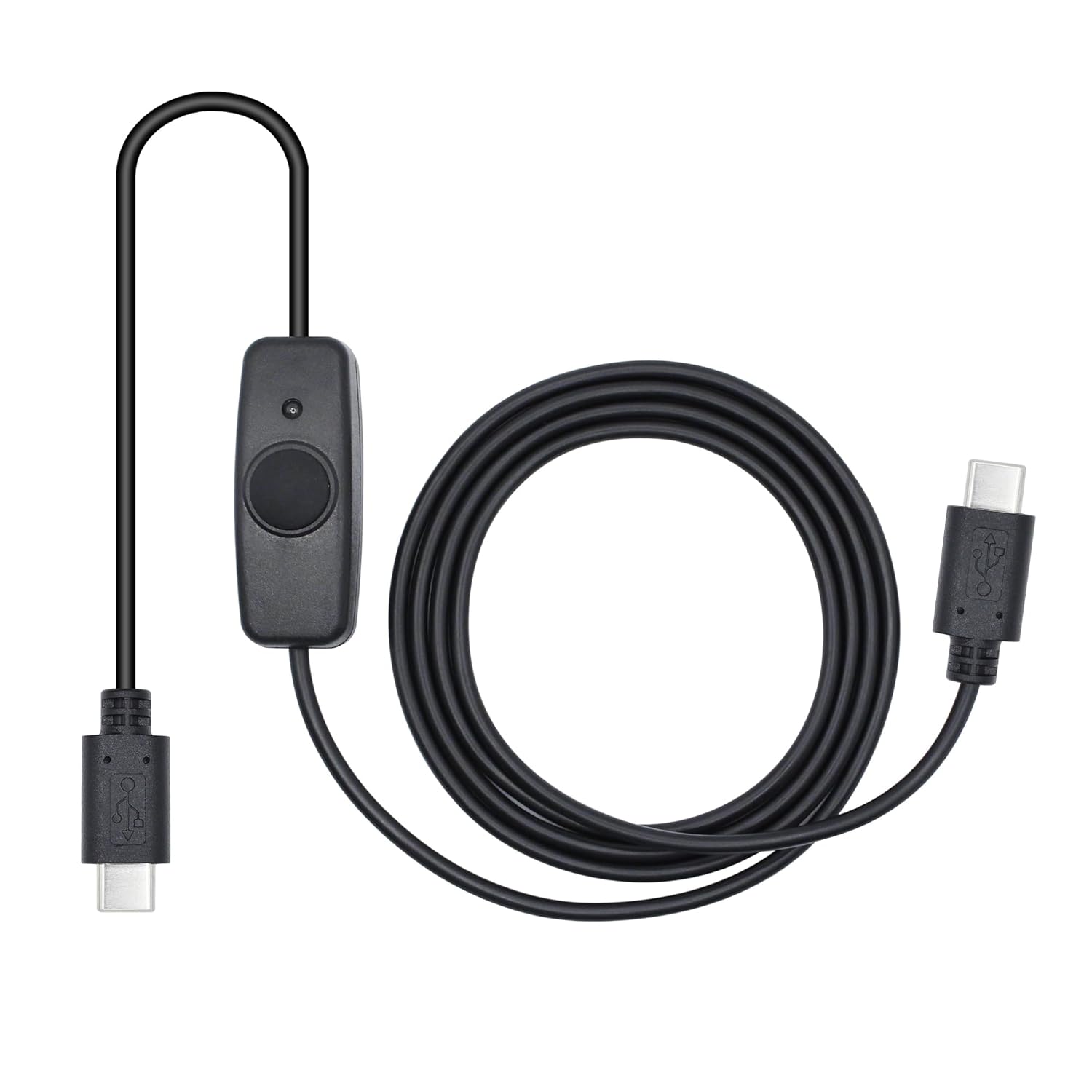 Amazon.com: Xilaghy USB C to USB C Cable with Switch Button,USB 2.0 ...