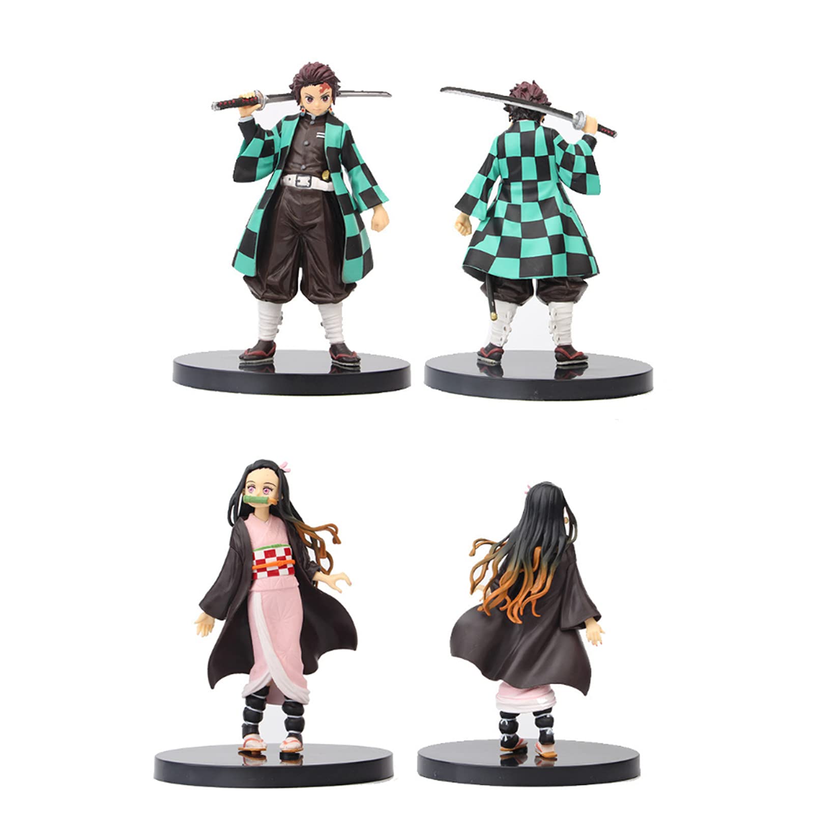 Asdzxc Kimetsu No Yaiba Figure Demon Slayer Pvc Action Figure ...