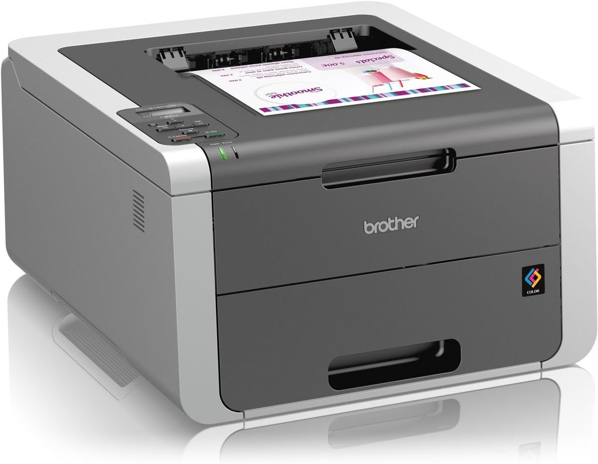 Amazon.com: Brother Printer HL3140CW Digital Color Printer with ...