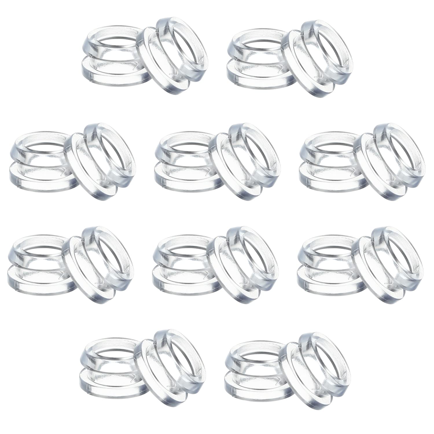 Snapklik.com : Rubber Grommet 200Pcs 8mm Inner Dia Oil Resistant ...