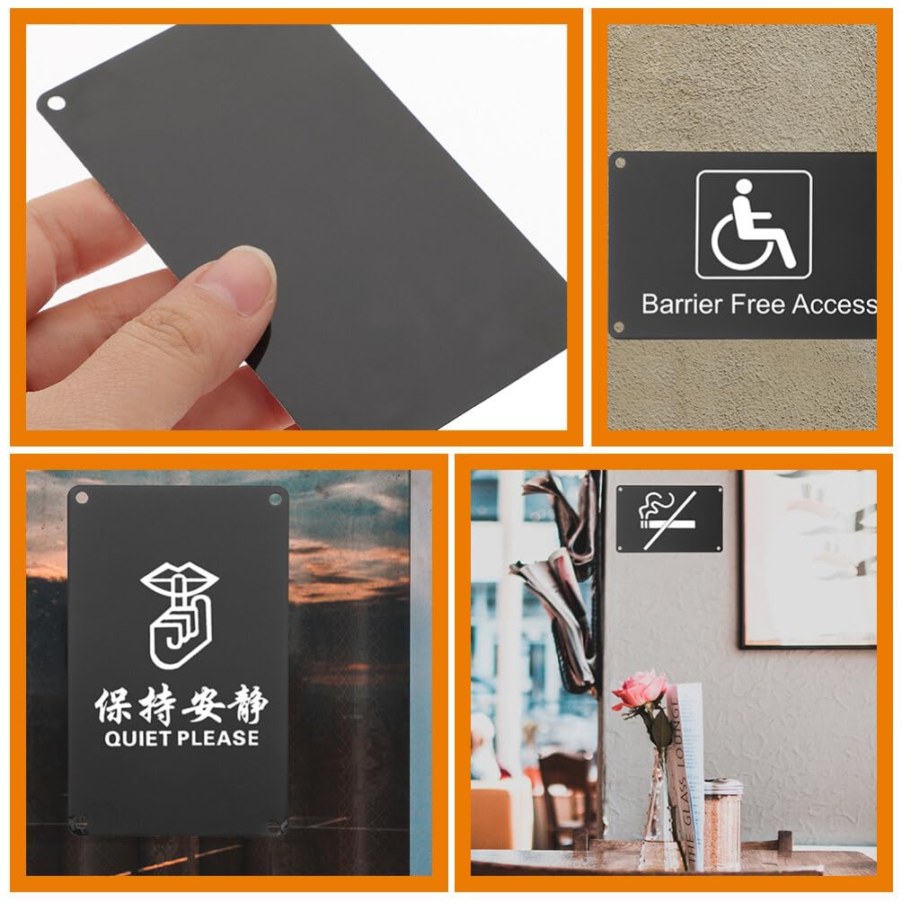 Black Metal Sign Custom Metal Signs | Laser Cut Metal Signs | Metal