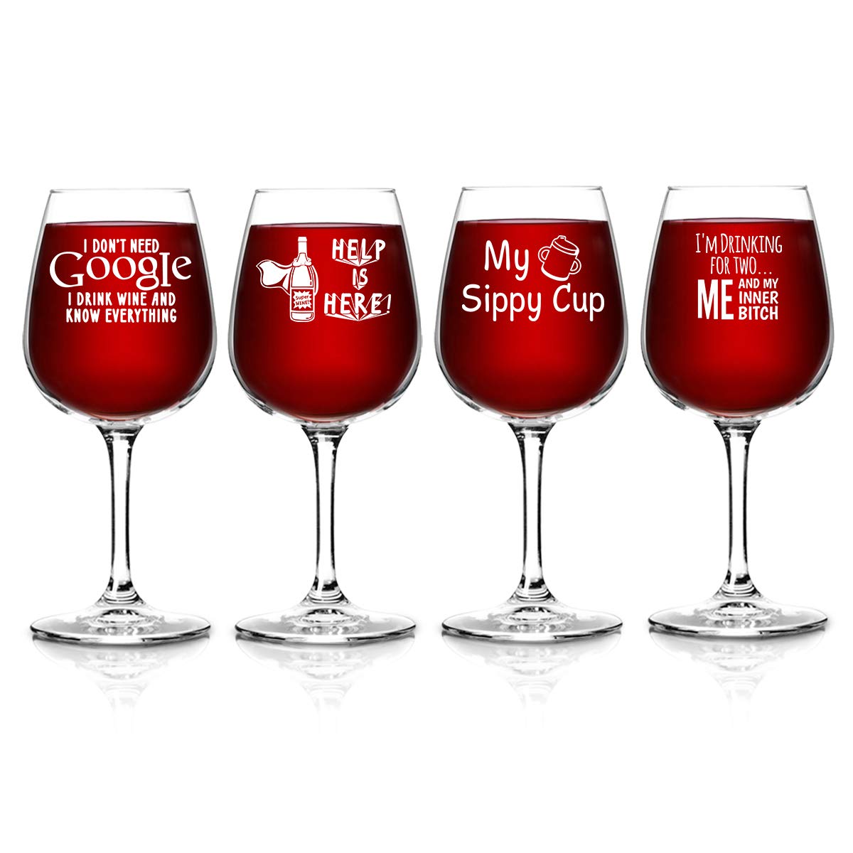 Humorous Sayings For Wine Glasses