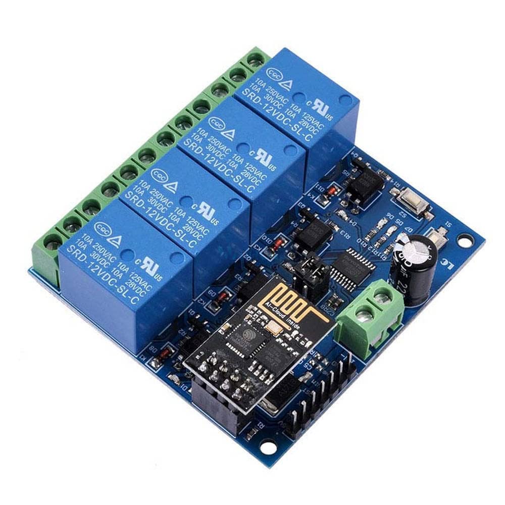 DC 12V Smart WiFi Switch Relay Module Wireless Switch Universal Module ESP8266 ESP-01 APP Remote ...