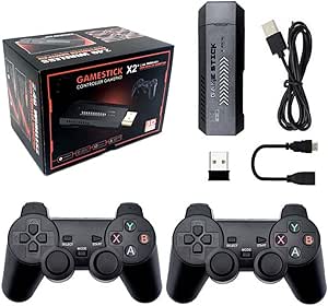 Amazon.com: X2 Plus 4K Retro Game Stick, consola de videojuegos HD para el hogar con 2 ...