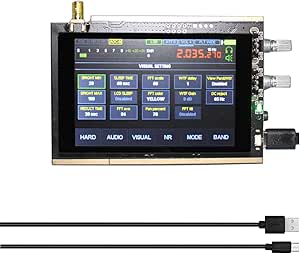 GOOZEEZOO Malachite DSP SDR Radio Receiver DIY Board 50kHz-250MHZ 400MHz-2GHz All Band Radio AM ...