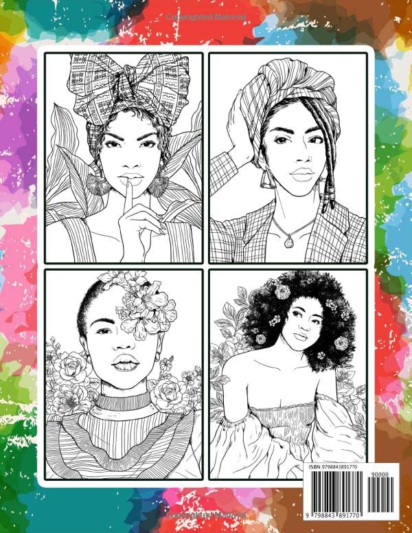 Snapklik.com : Black Girl Magic Coloring Book: Great Coloring Book ...