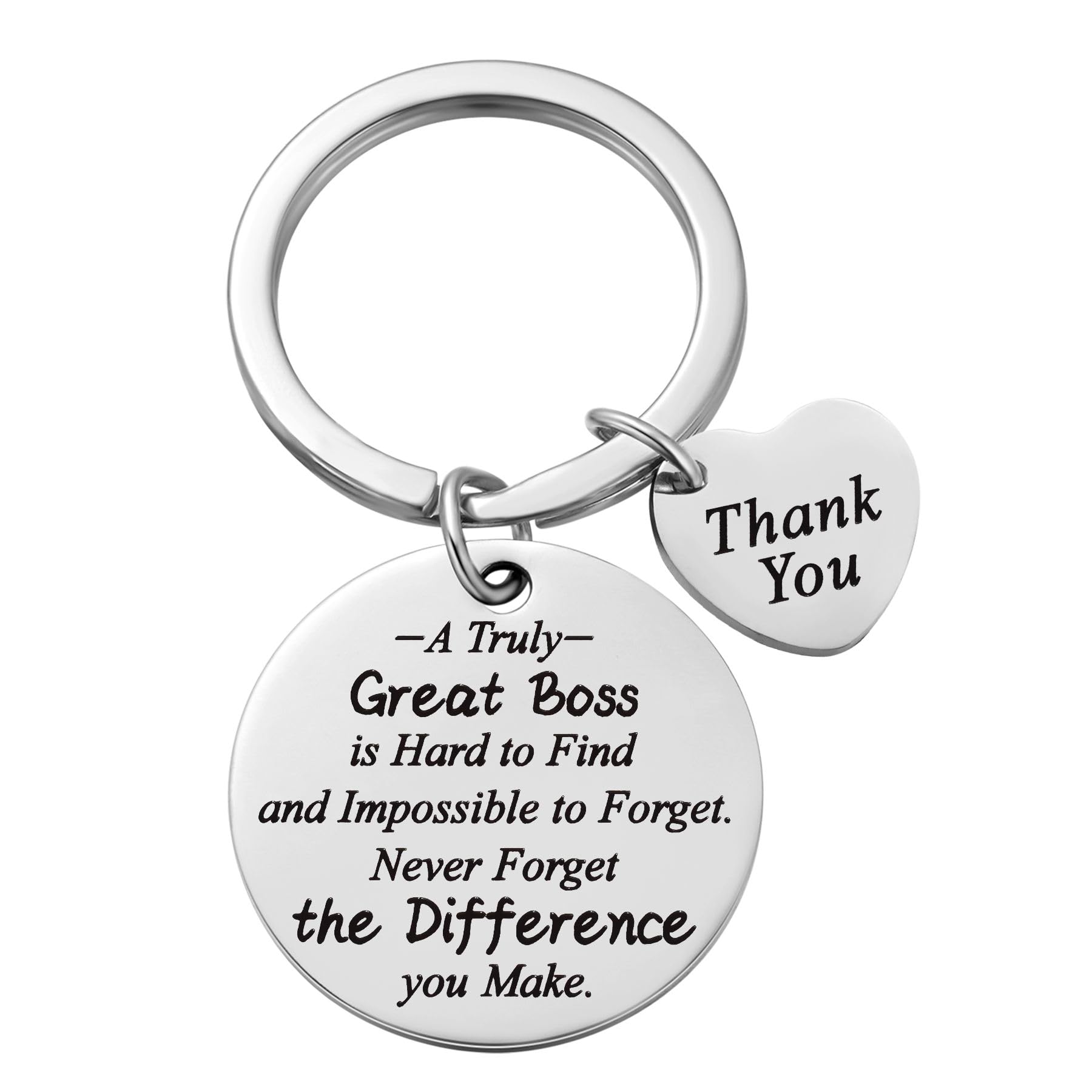 Snapklik.com : A Truly Great Boss Is Hard To Find Keychain For Leaders ...