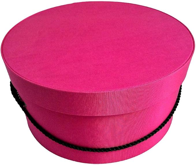 Amazon.com - Sarah's Hat Boxes Classic Cerise Hat Box – 8.75" x 4.5 ...