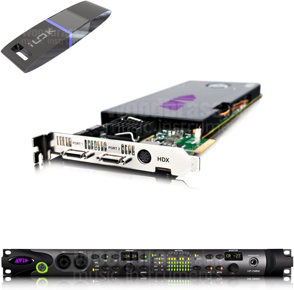 Amazon.com: Avid Pro Tools|HDX + HD OMNI (Pro Tools HDX w/Omni I/O ...