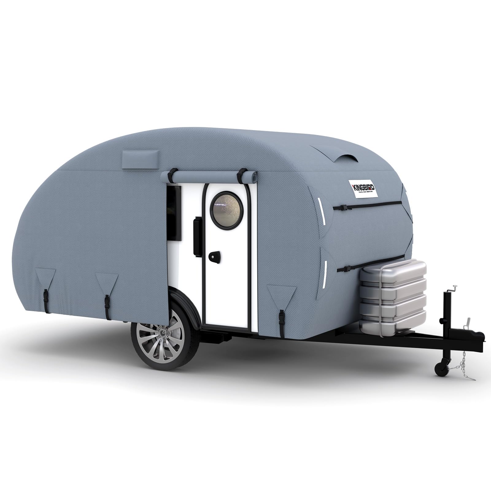 Snapklik.com : KING BIRD Heavy Duty Teardrop Travel Trailer Cover Fits ...