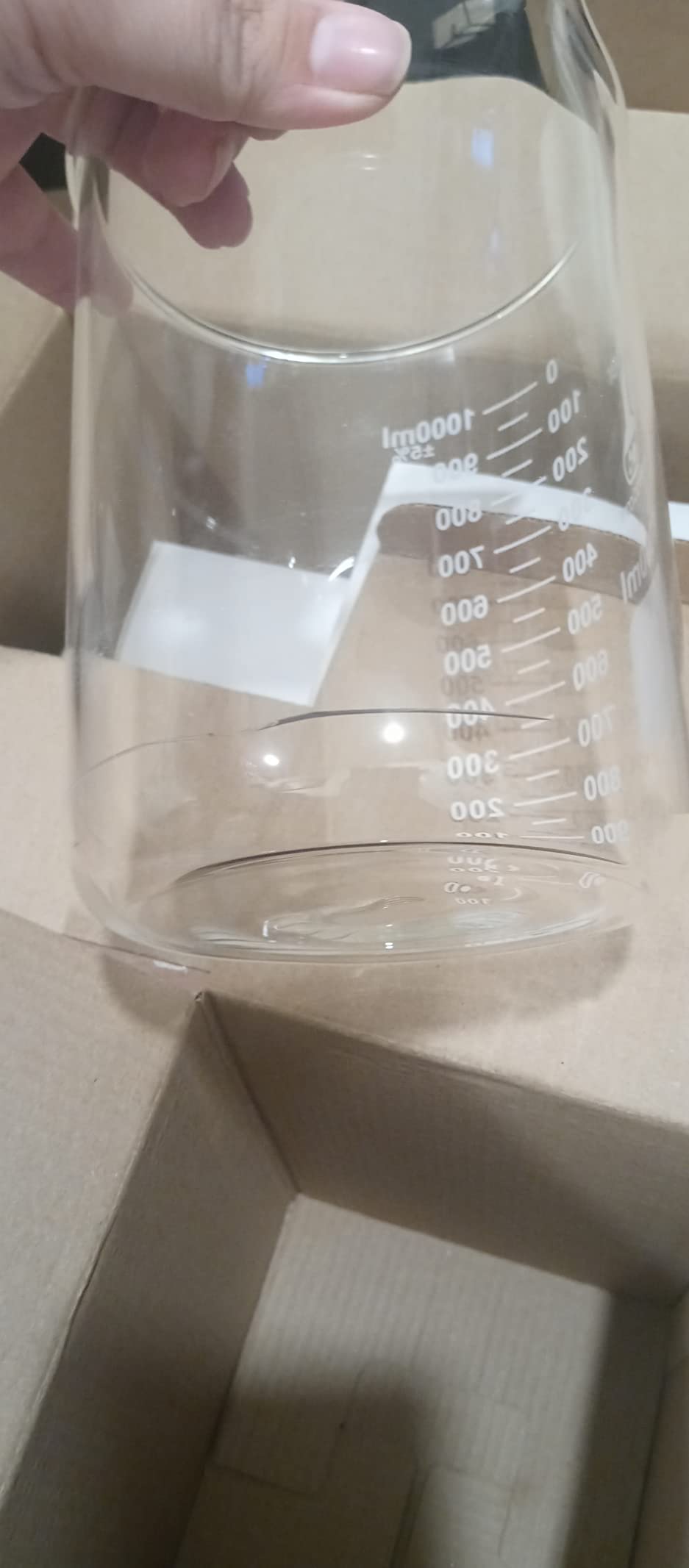 $5/mo - Finance Glass Low Form Beaker Set with 2 Glass Stirring Rods, 5 ...