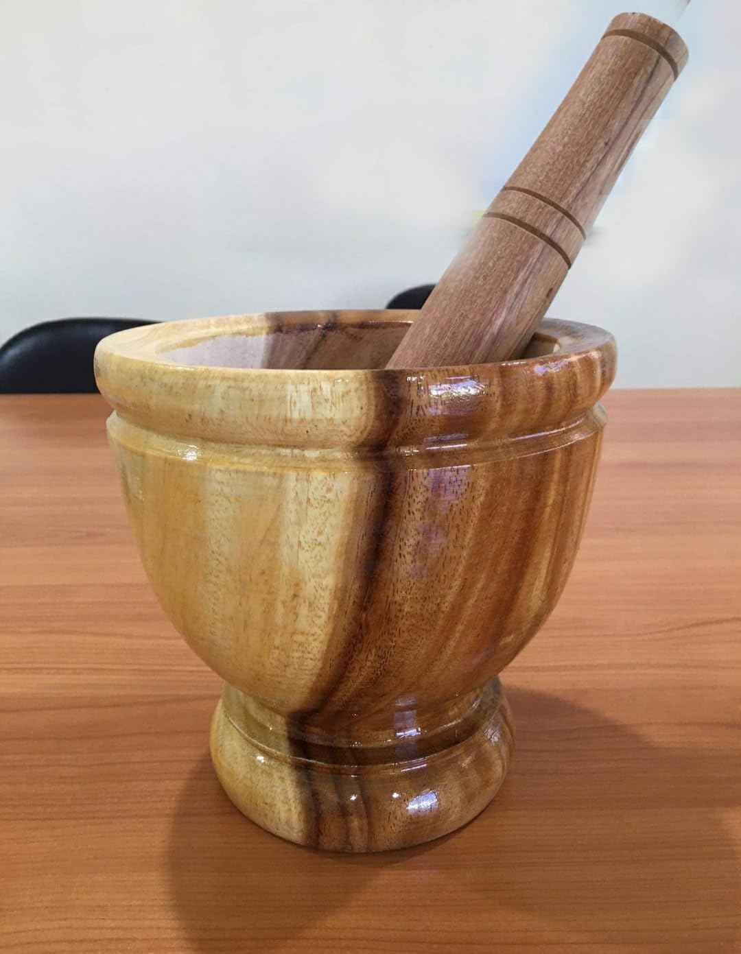 Authentic Thai Wooden Mortar and Pestle Set for Bahrain | Ubuy
