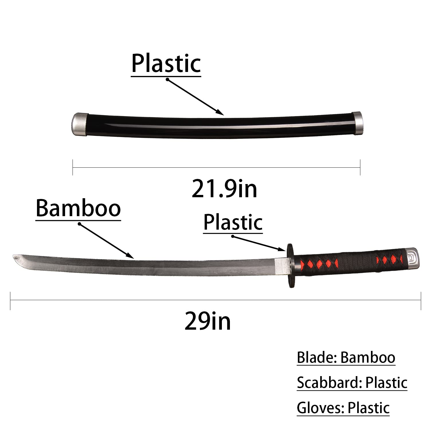 SV Handmade Anime Sword Cosplay Sword Demon Slayer Sword Agatsuma sv-handmade-anime-sword-cosplay-sword-demon-slayer-sword-agatsuma
