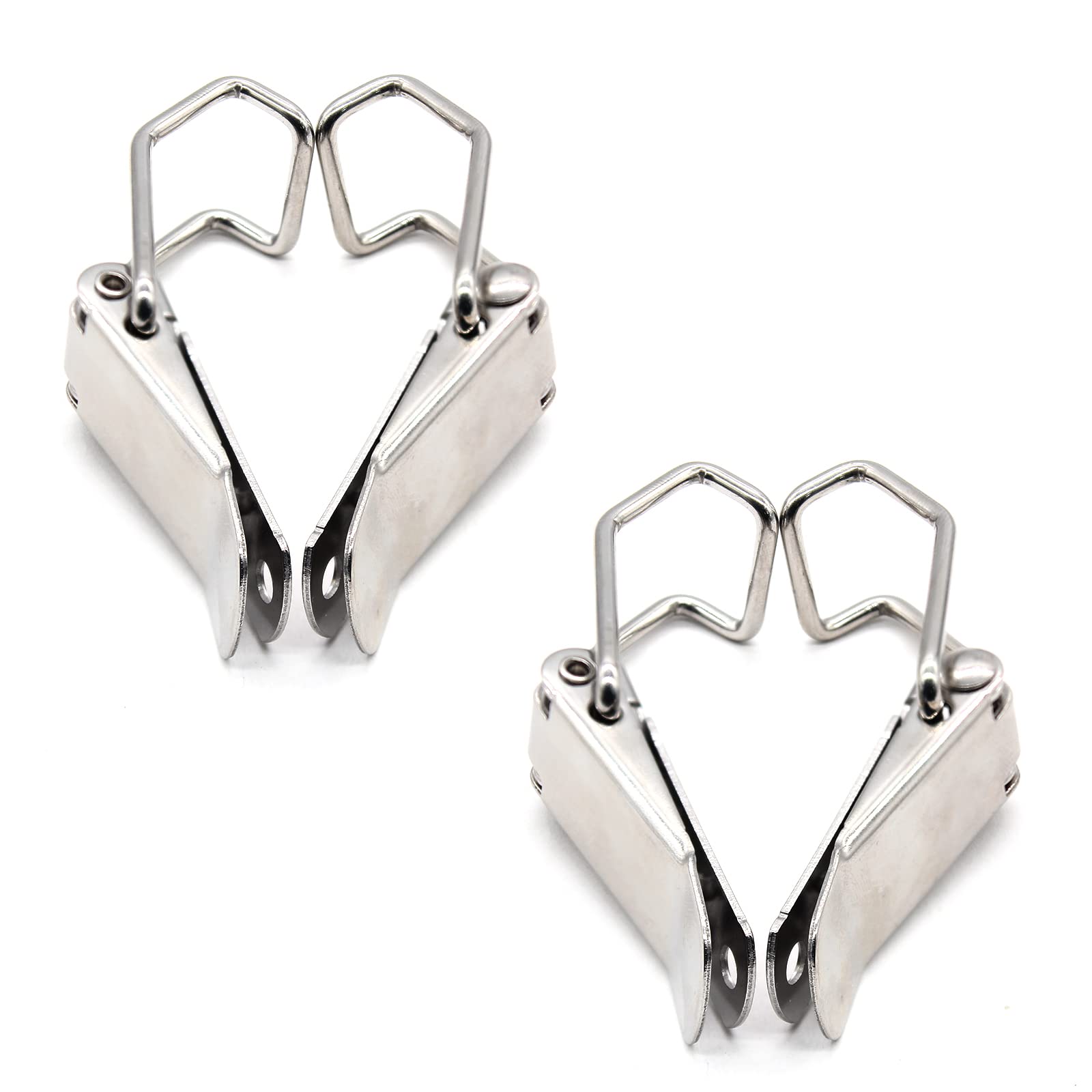 Cionyce 4 Pcs Spring Loaded Hasp 304 Stainless Steel Toggle Latch Hook ...