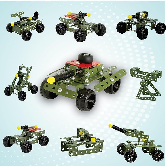 Omiyage Spark Creativity: Build Your Own Cardboard Army Tank Craft Kit ...
